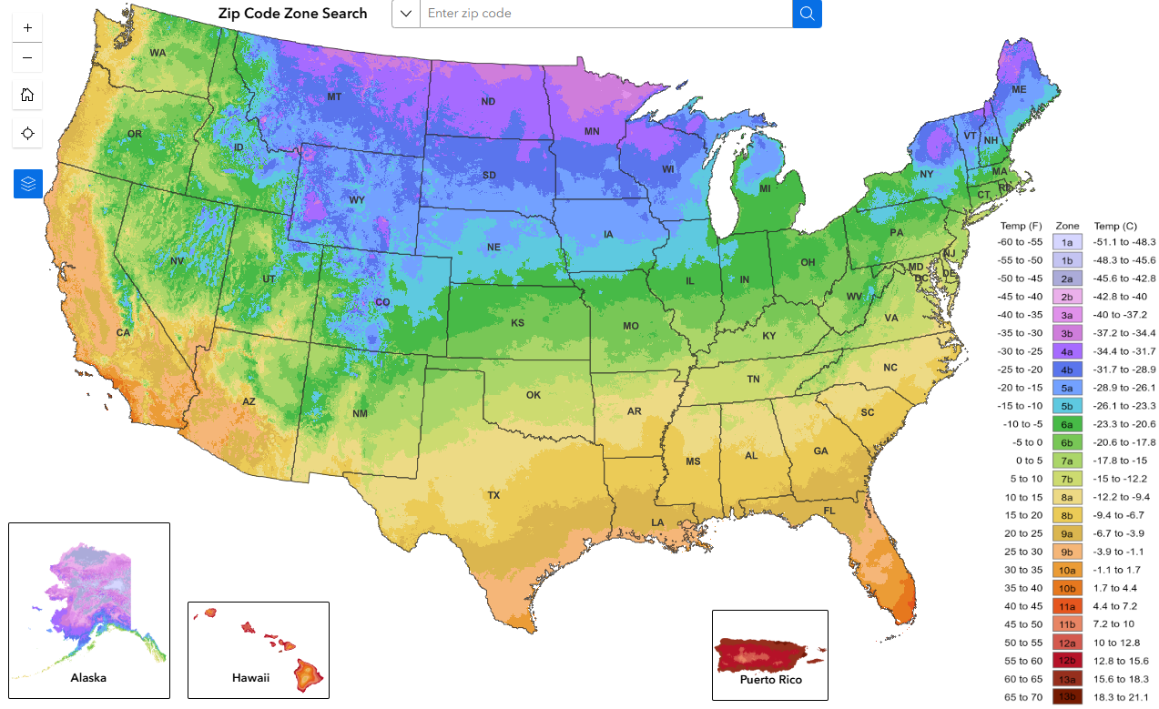 USDA Plant Hardiness Zones Explained: Find Your Zone and ...